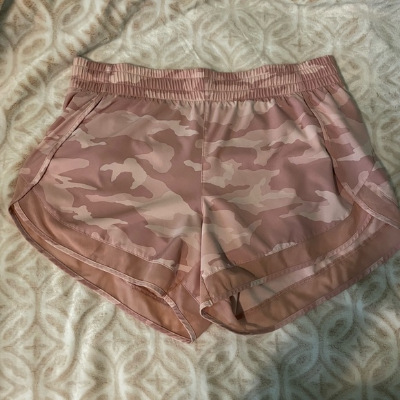 Athleta | Shorts | Pink Athleta Camo Shorts | Poshmark